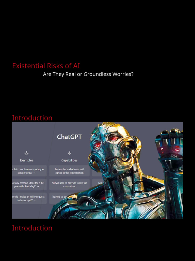 Existential Risks of AI: Are They Real or Groundless Worries? | Download Free PDF | Artificial ...