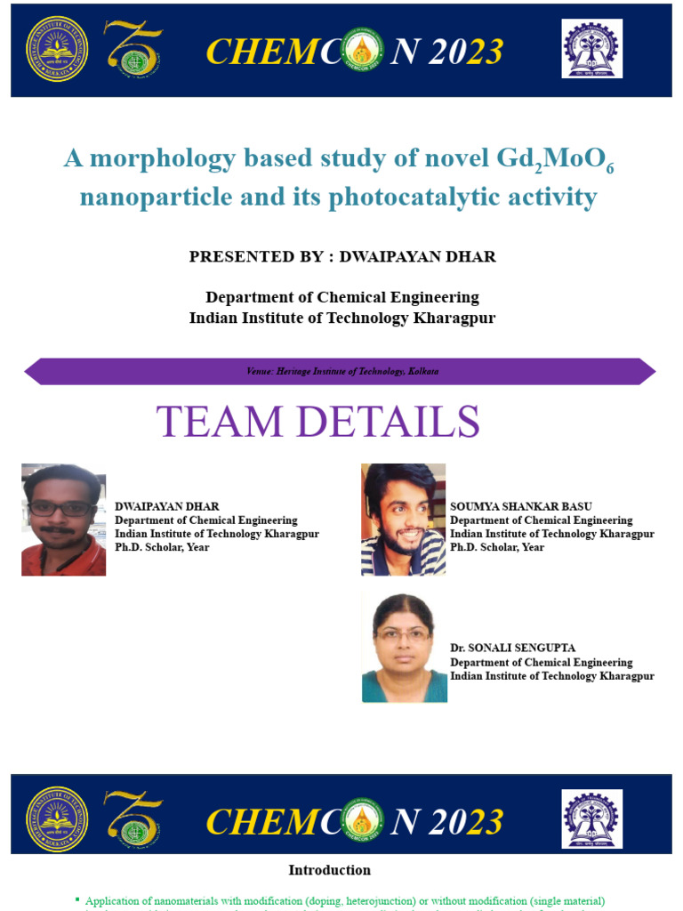 Sample PPT-chemcon23 | PDF | Scanning Electron Microscope | Ultraviolet ...