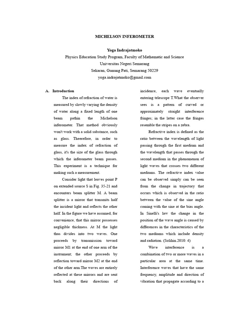 Laporan 4 | PDF | Waves | Refractive Index