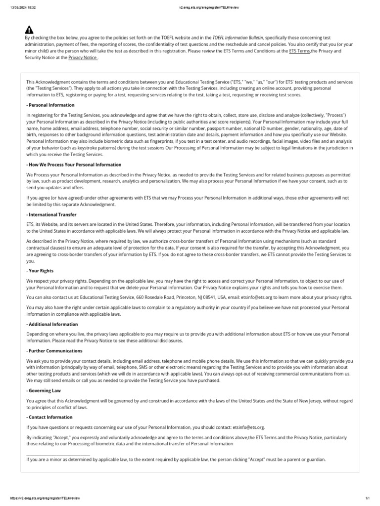 Ereg Register TEL# Review | PDF | Privacy | Information