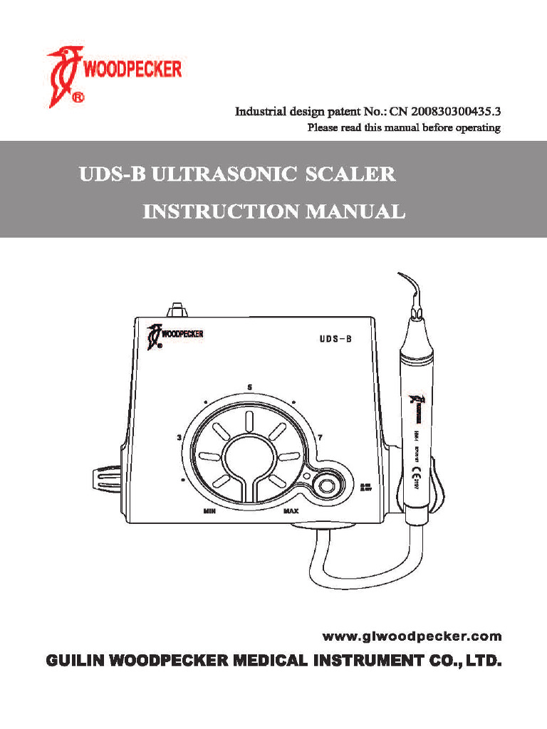 Uds-B Instruction Manual - Us Dental Depot | PDF