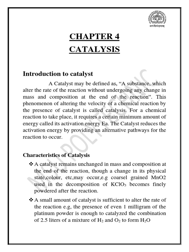 CH-4 Catalysis | PDF | Catalysis | Adsorption