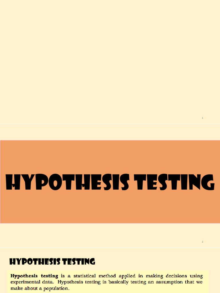 Hypothesis-Testing 010316 | PDF | Statistical Hypothesis Testing | Null ... Hypothesis-Testing 010316 | PDF | Statistical Hypothesis Testing | Null ...
