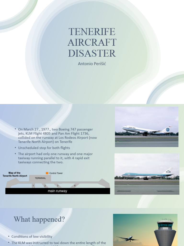 TENERIFE AIRCRAFT DISASTER | PDF