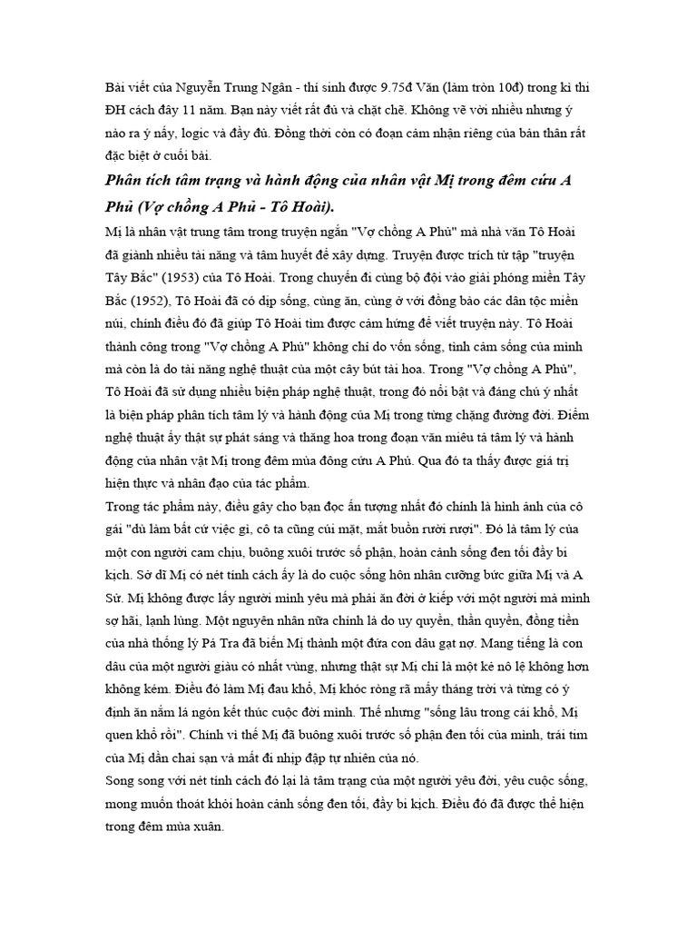 Bài Viết Của Nguyễn Trung Ngân VCAP | PDF