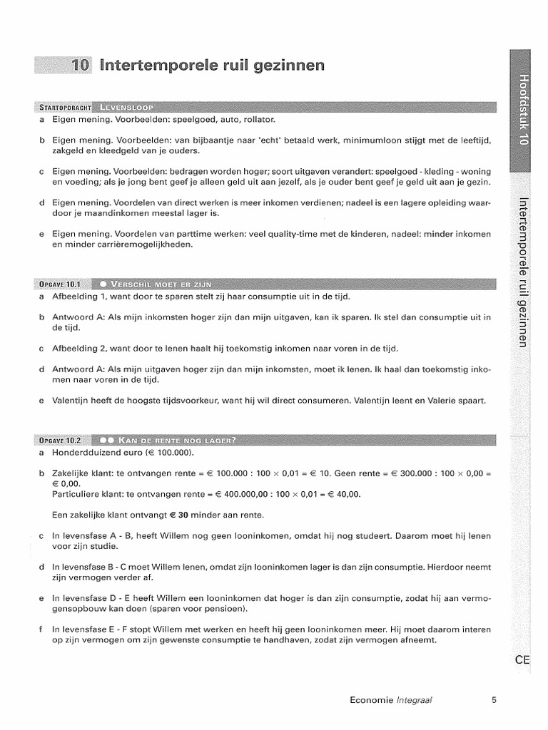 Economie Integraal Havo H10-H13 | PDF