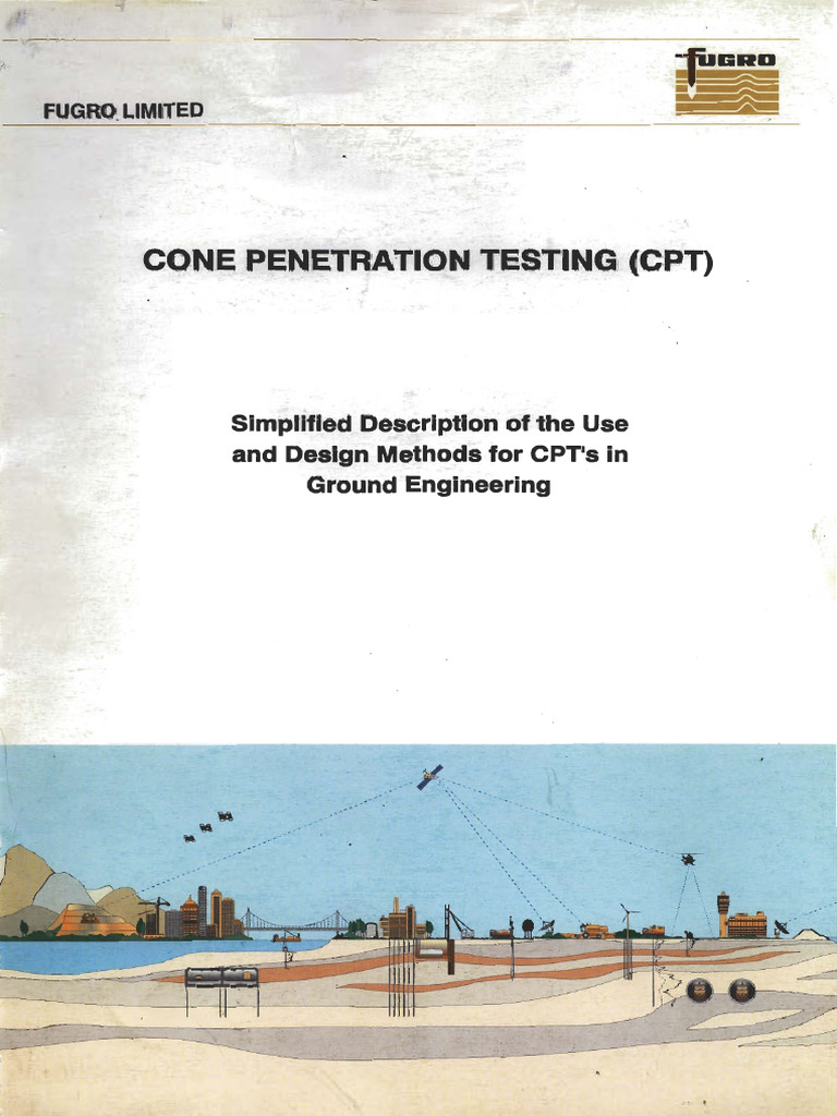 Cone Penetration Testing (CPT) - Fugro | PDF | Deep Foundation | Soil ...