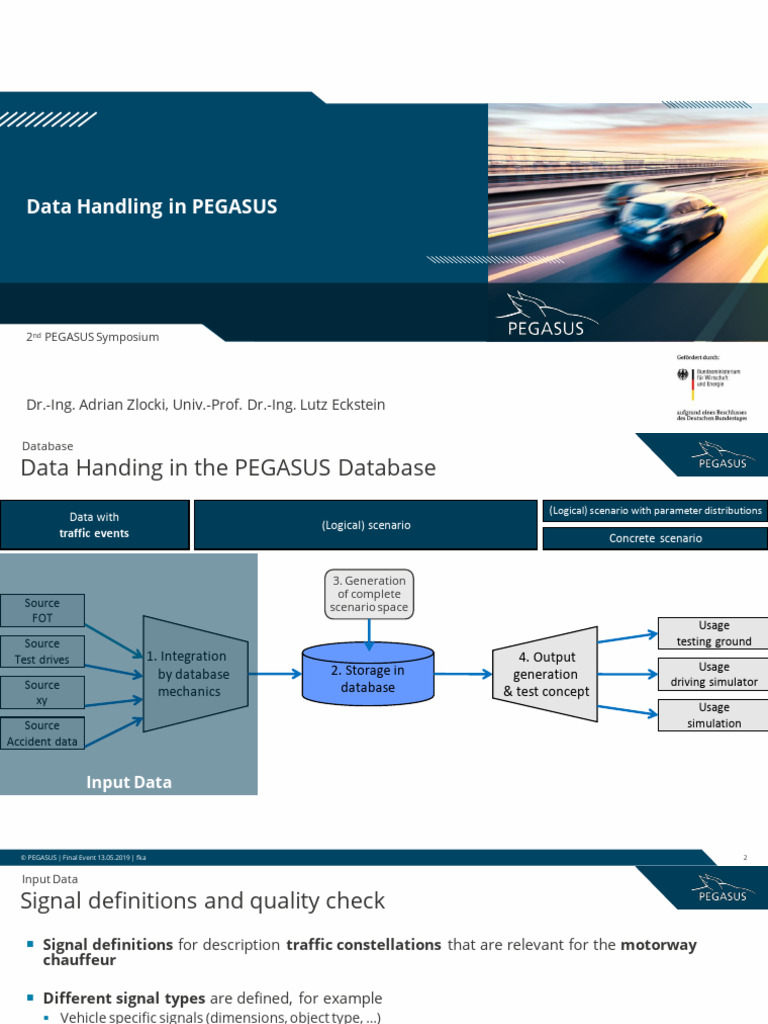 1 3 PEGASUS Data Handling Zlocki | PDF | Databases | Data