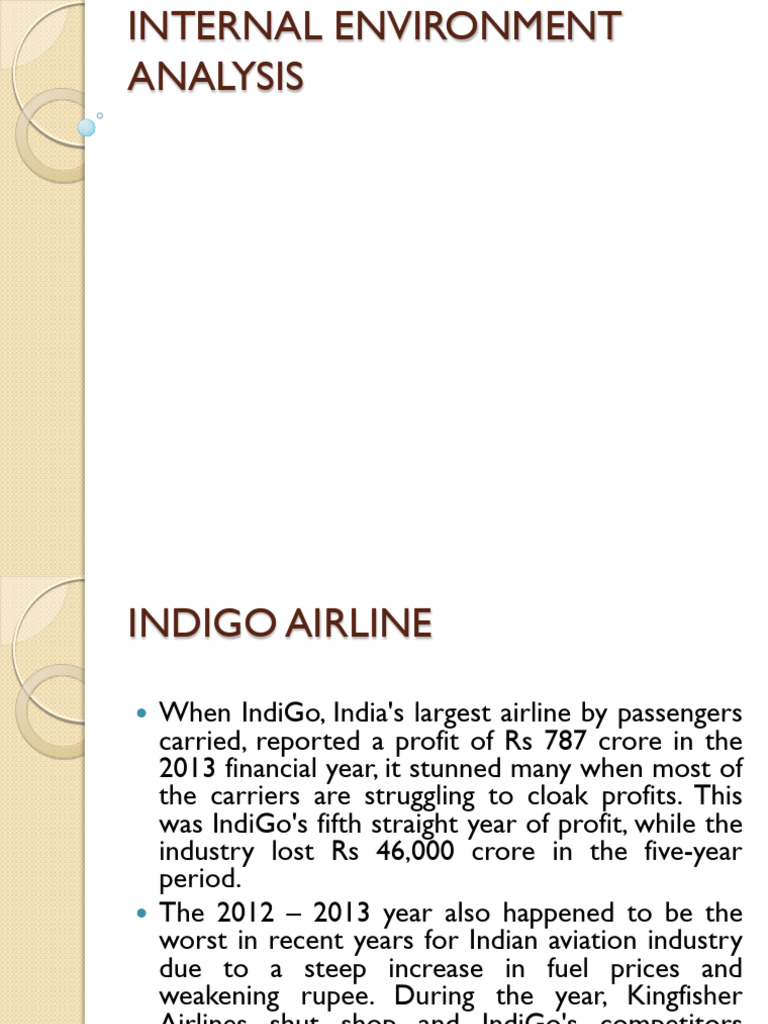 Internal Environment Analysis | PDF | Strategic Management | Logistics