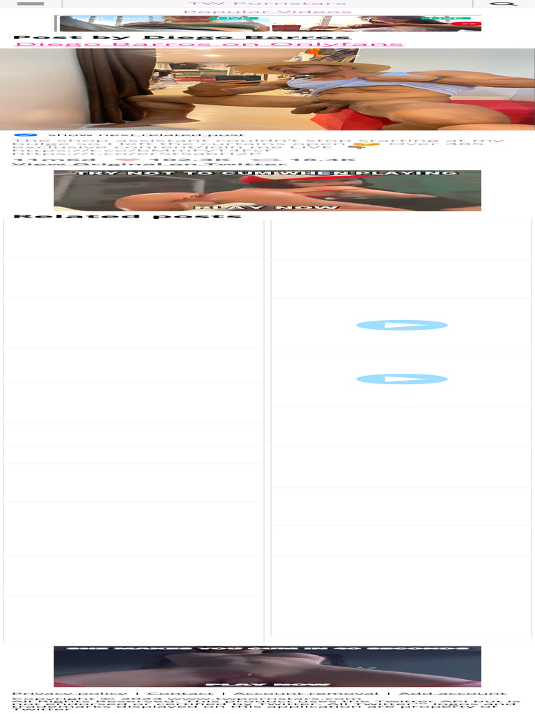 TW Pornstars - Diego Barros. Twitter. The Shop As | PDF