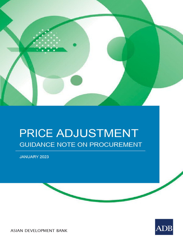 Procurement Price Adjustment | PDF | Procurement | Index (Economics)