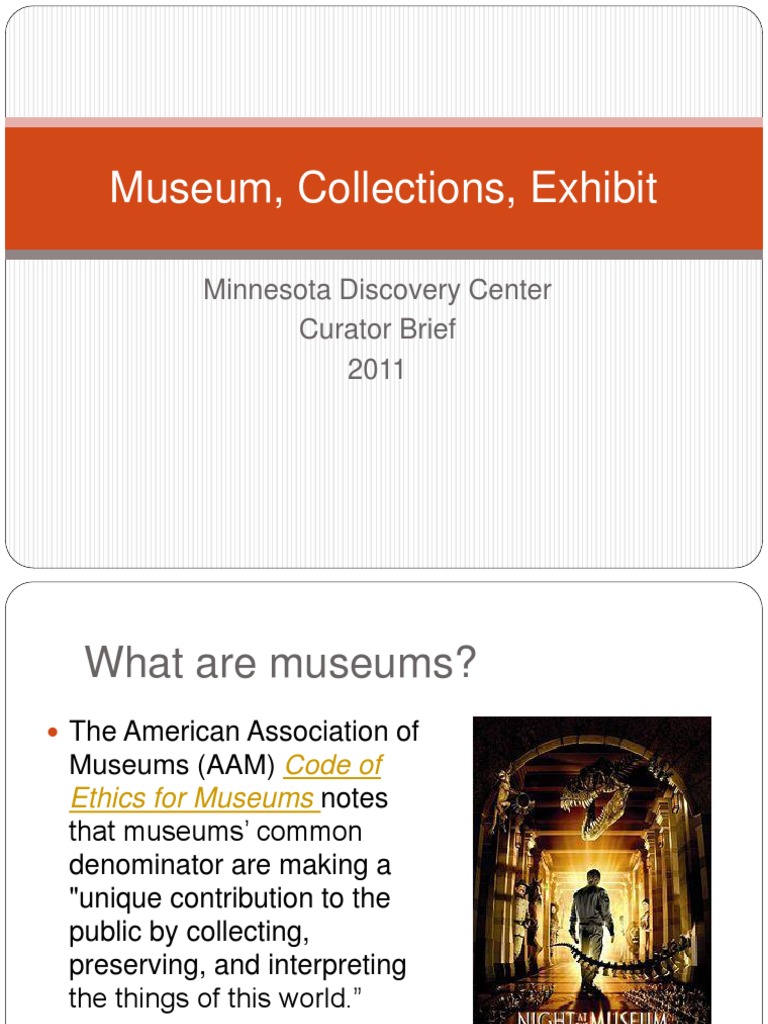 Museum, Collections, Exhibit | PDF | Museum | Museology