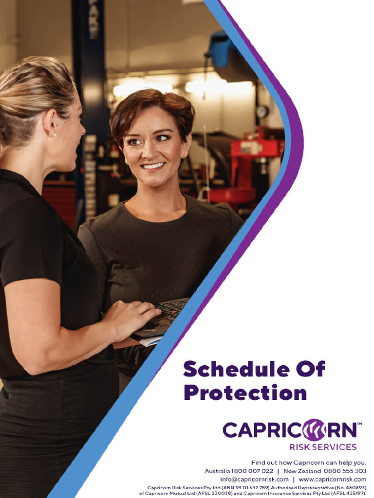 Schedule of Protection - MTA | PDF | Insurance | Indemnity