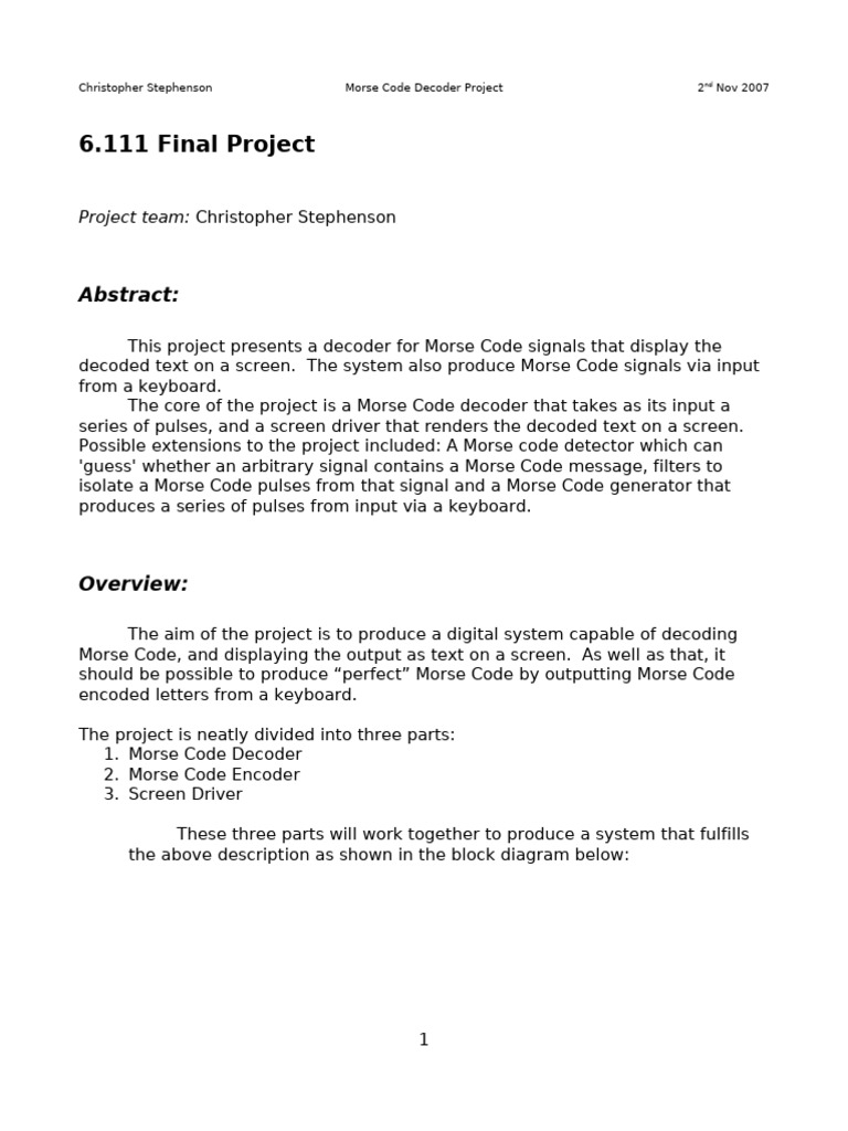 csteph_Project_Final_Report | Download Free PDF | Data Compression | Pointer (Computer Programming)
