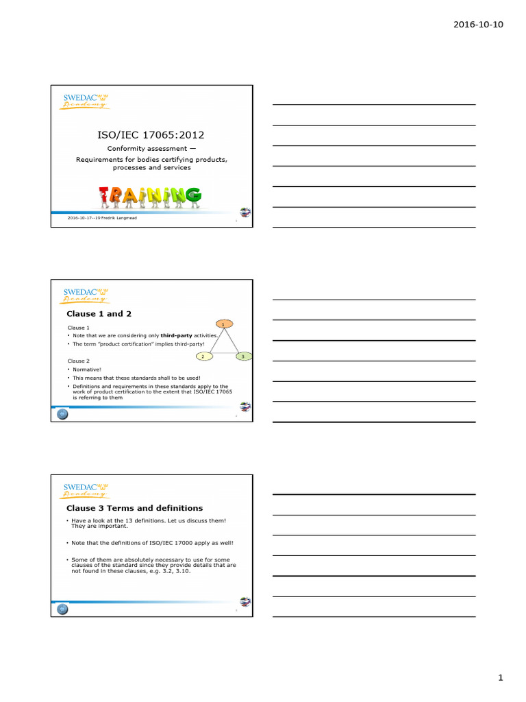ISO/IEC 17065:2012 Certification Guide | PDF | Certification | Business