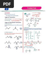 Isomerism - Handwritten Notes | PDF | Conformational Isomerism | Isomer
