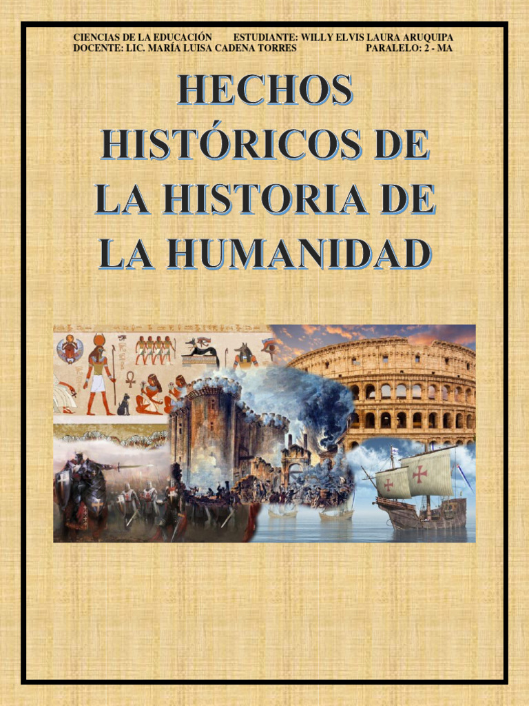 Hechos Históricos de La Historia de La Humanidad | PDF | Edades medias ...