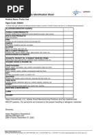 Seven Oceans Emergency Food Ration 500 G Data Sheet: Country Approval ...
