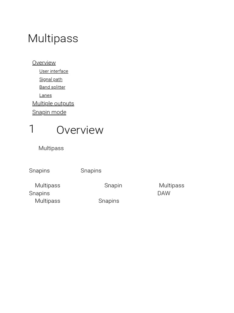 Khs Multipass - CHN | PDF