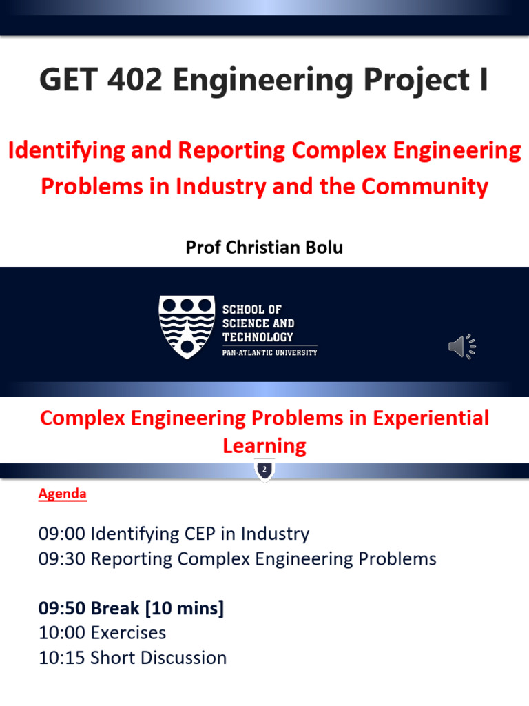 GET 402-CEP in Experiential Learning Lecture 1-Identifying and Reporting CEP | PDF | Engineering ...