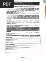 Positive Pay System PPS | PDF