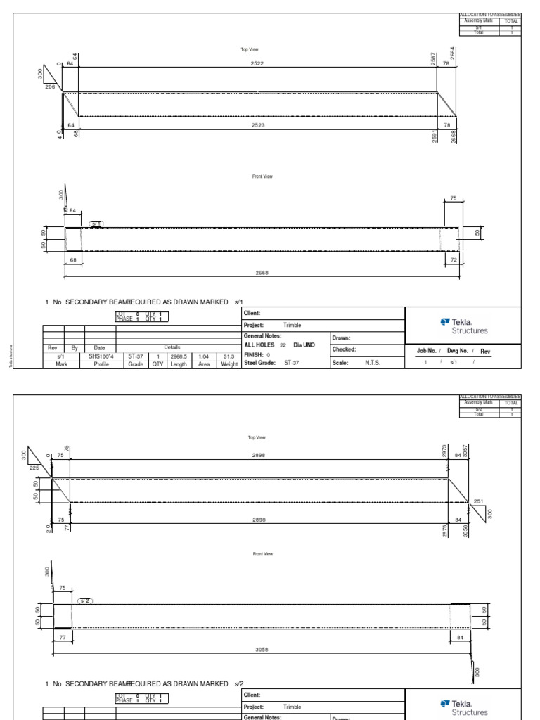 S P of Bracing of shs100 | PDF | Building Information Modeling ...