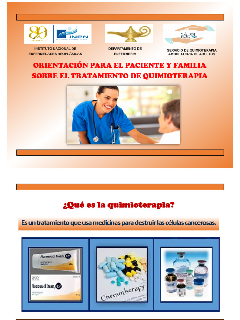 1 Rotafolio de Orientacion Al Paciente y Familia Sobre El Tratamiento ...