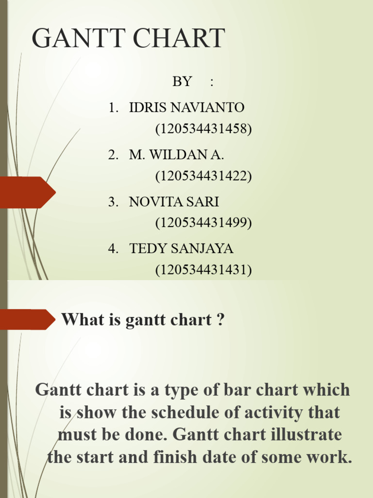 Gantt Chart | PDF