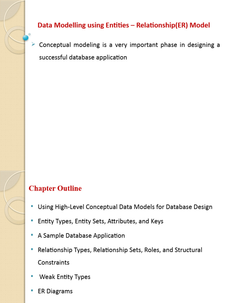 Chap3-Conceptual Data Modeling Using Entities and Relationships | PDF | Databases | Data Type