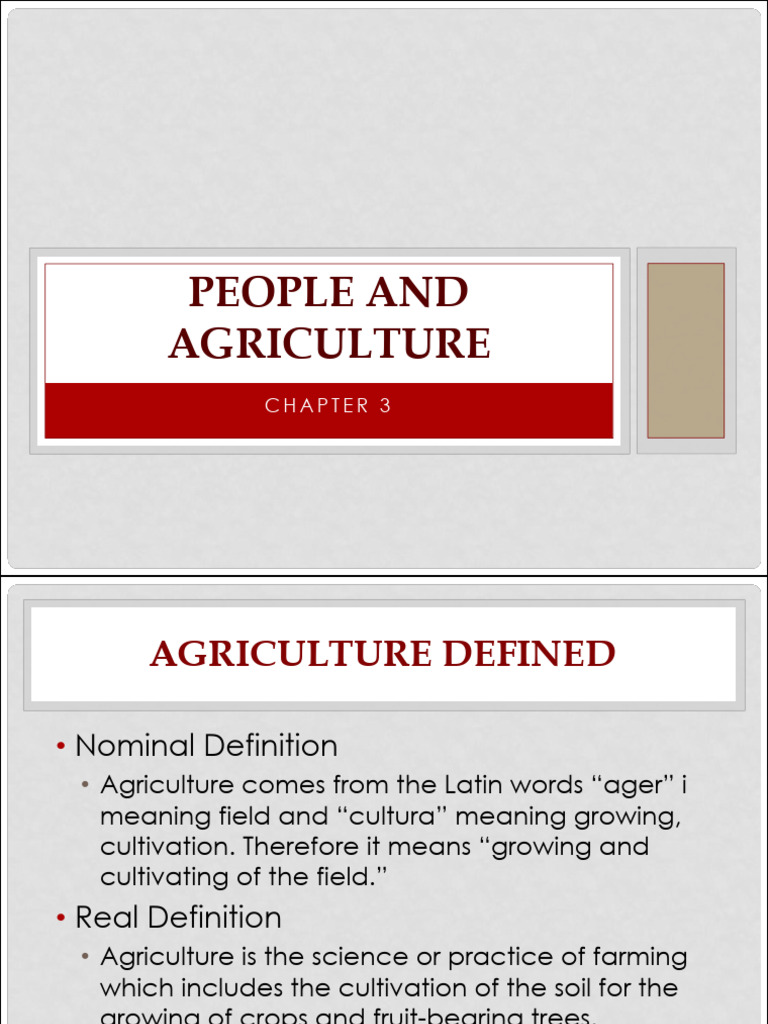 Chapter 3 1 | PDF | Agriculture | Horticulture