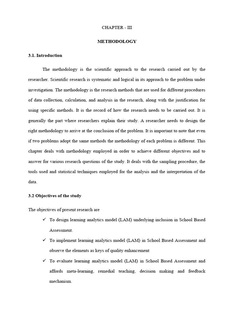 Chapter III | PDF | Methodology | Focus Group