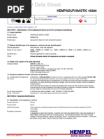 Hempadur Mastic 45880 (9588000000) | PDF | Toxicity | Personal ...