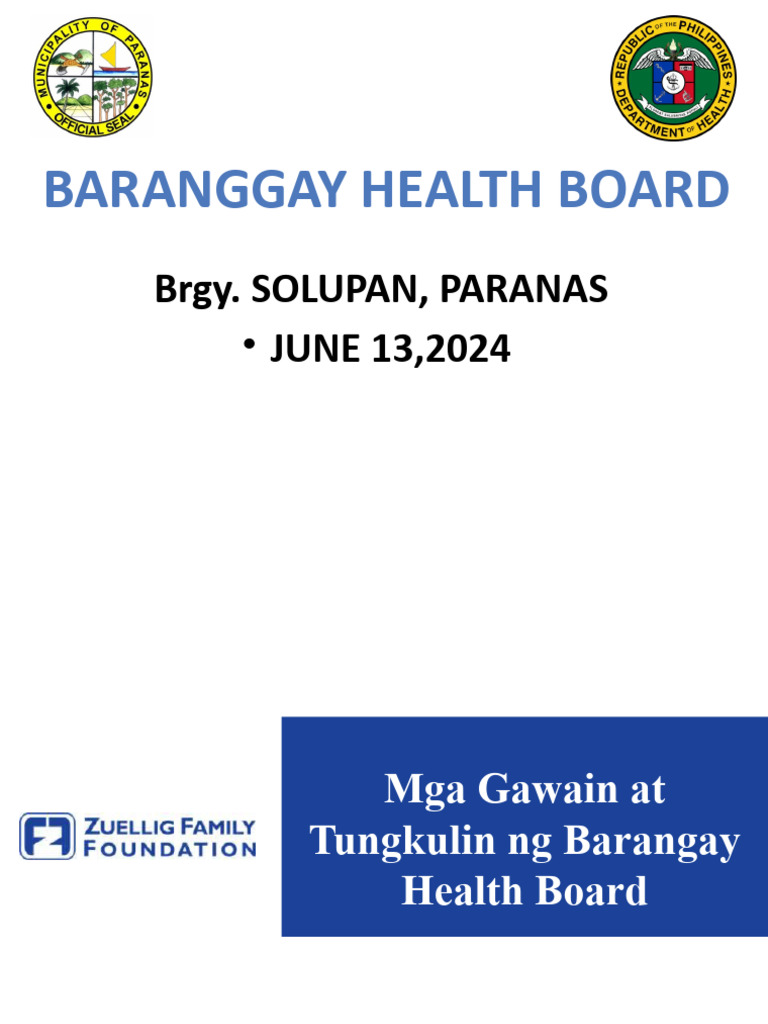 !Q@%RE#SMga Gawain at Tungkulin NG BHB 1 | PDF