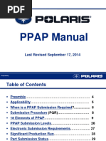 PPAP Full List of Elements Required | PDF