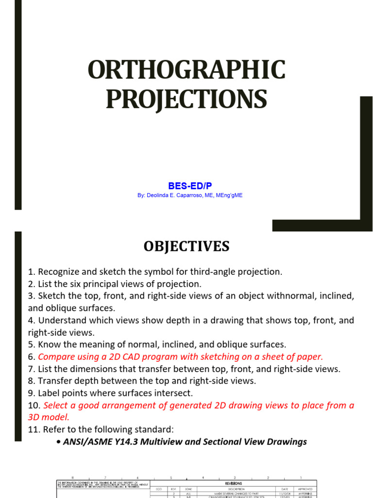 Orthographic Projections With Laboratory Exercises-1102 | PDF | Mathematical Concepts | Geometry