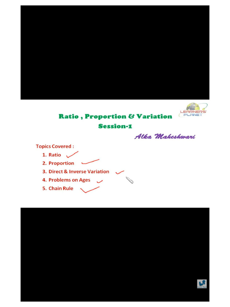 Ratio & Proportion | PDF