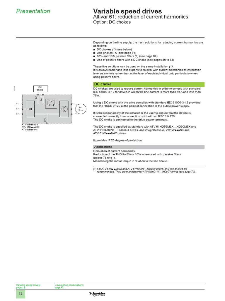 ATV61 - 61 Plus - Harmonics | PDF | Electrical Engineering | Computer ...