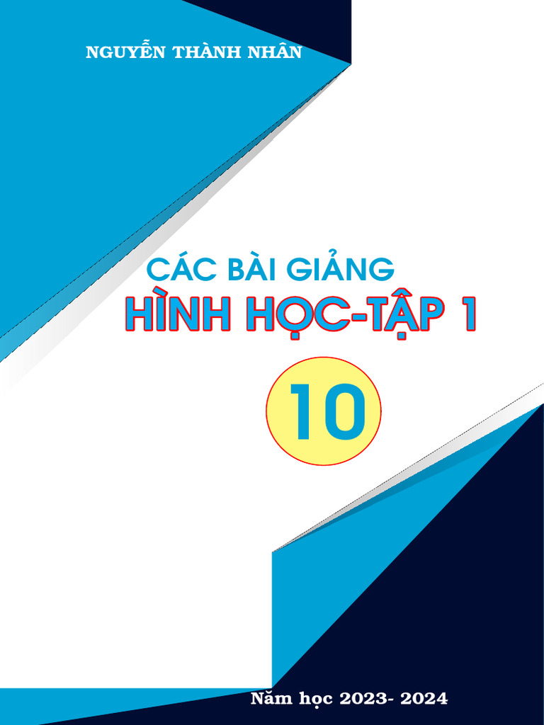 In-Hinh Hoc 10-Tap 1 | PDF