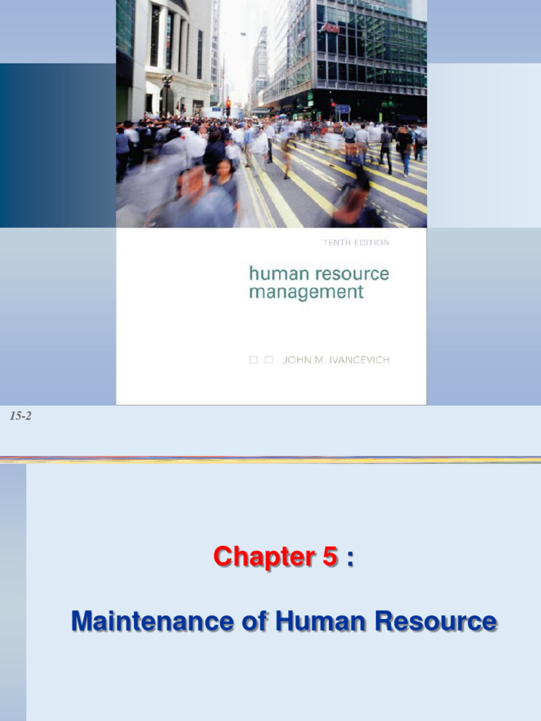 Chapter 5 Maintenance of Human Resource | PDF | Alternative Dispute Resolution | Trade Union