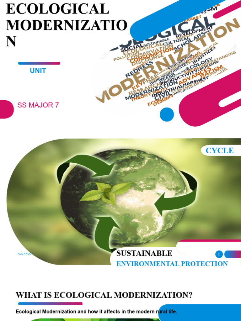ECOLOGICAL MODERNIZATION | Download Free PDF | Modernization Theory ...