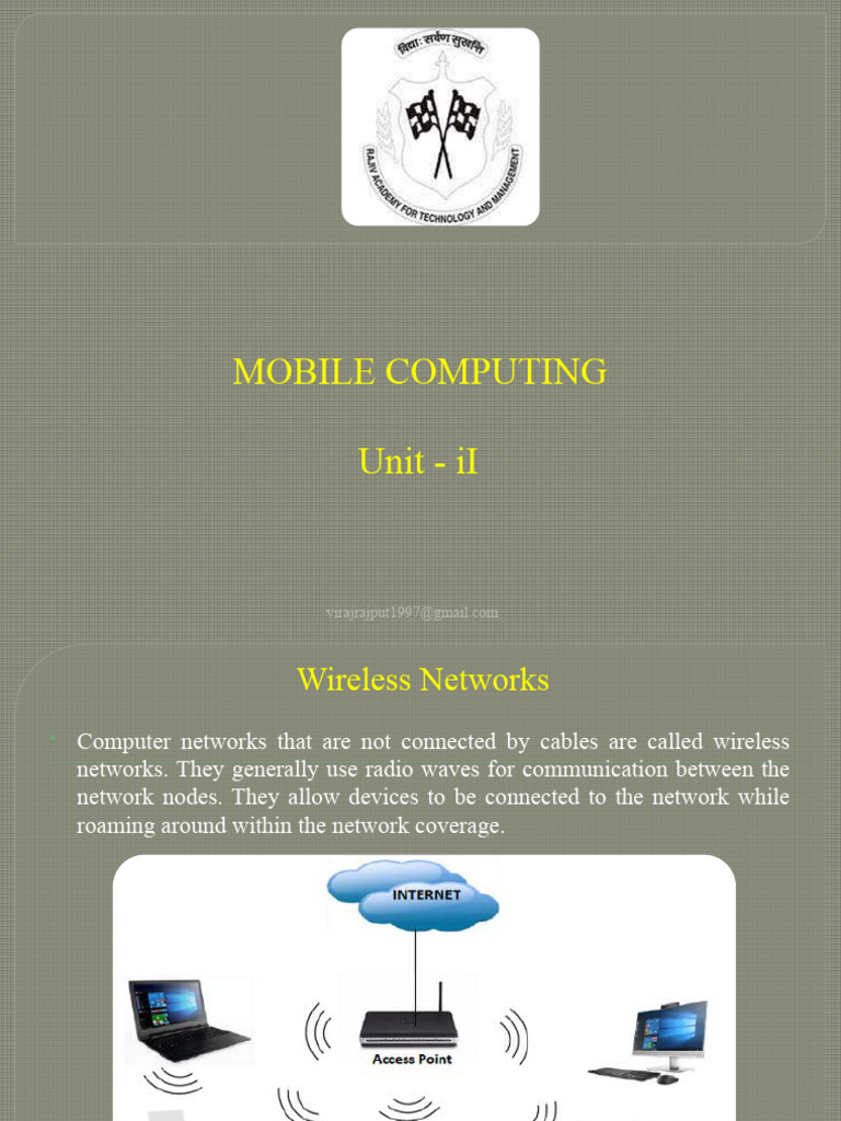 MC unit-II | PDF | Channel Access Method | Bluetooth