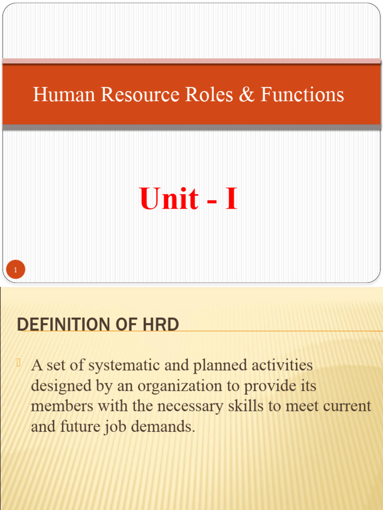 Understanding HR Roles and Functions | PDF | Human Resources | Human ...