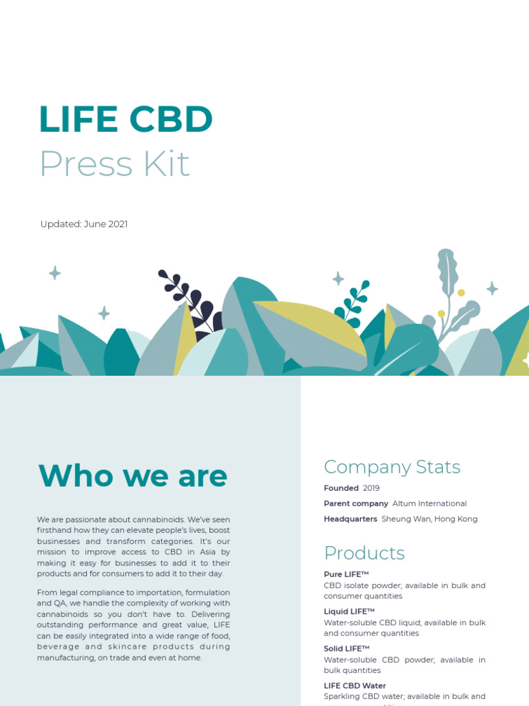 LIFE Press Kit | PDF | Drink