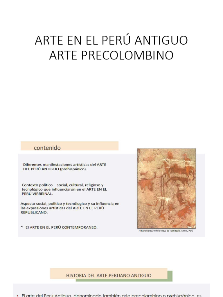 ARTE EN EL PERÚ ANTIGUO- PRECOLOMBINO_compressed | PDF