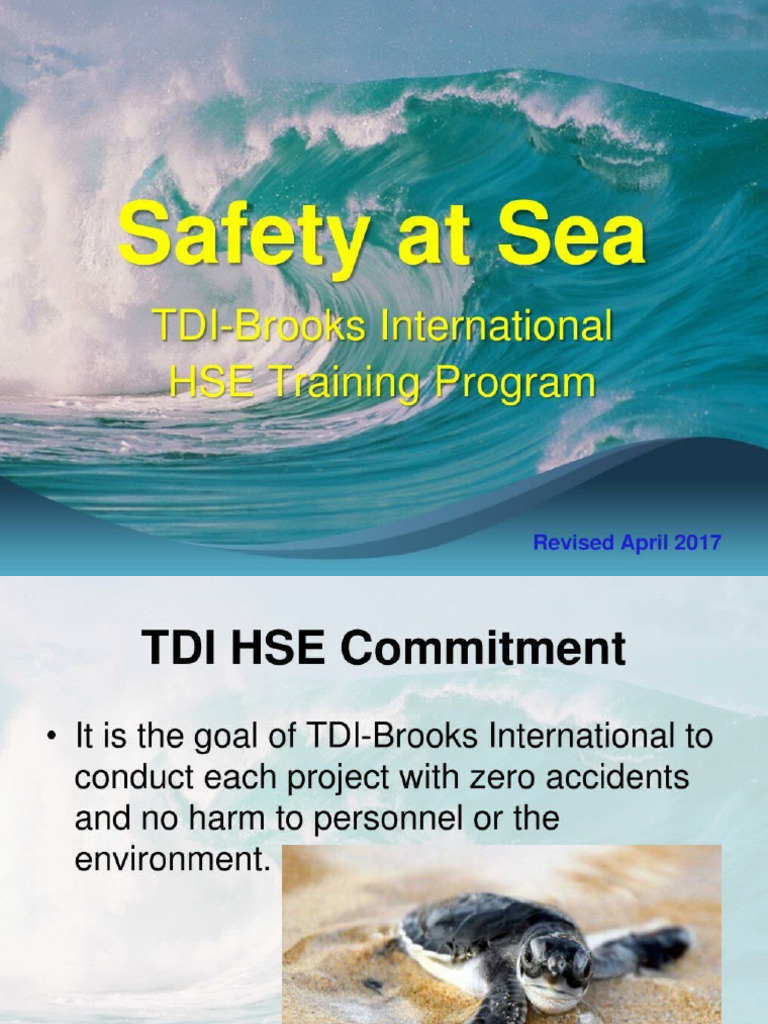 Safety at Sea | PDF