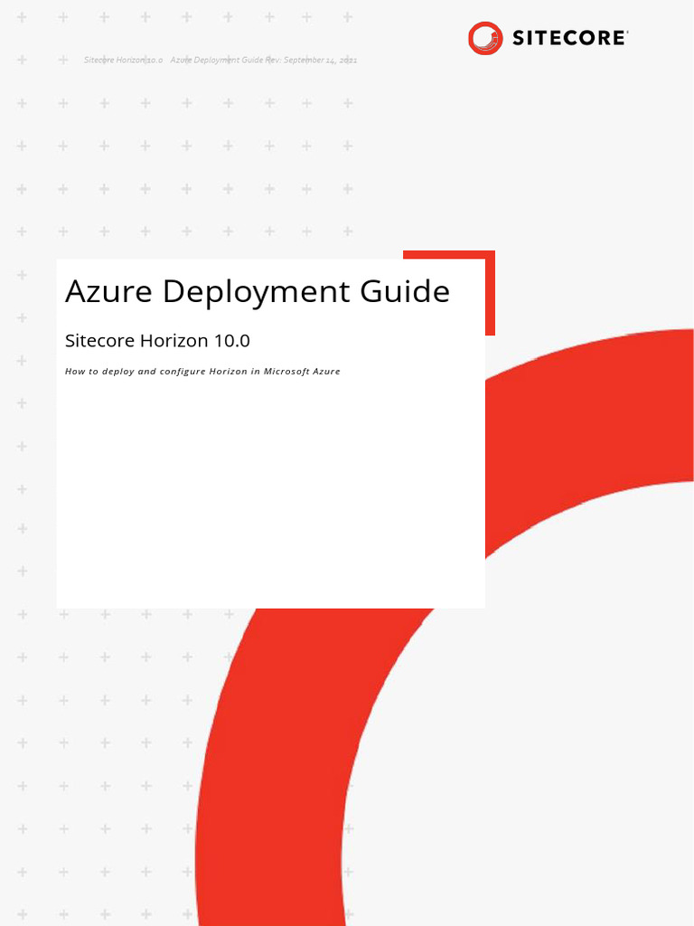 Azure Deployment Guide - Horizon 10 - 0 | PDF | Microsoft Azure | Public Key Certificate