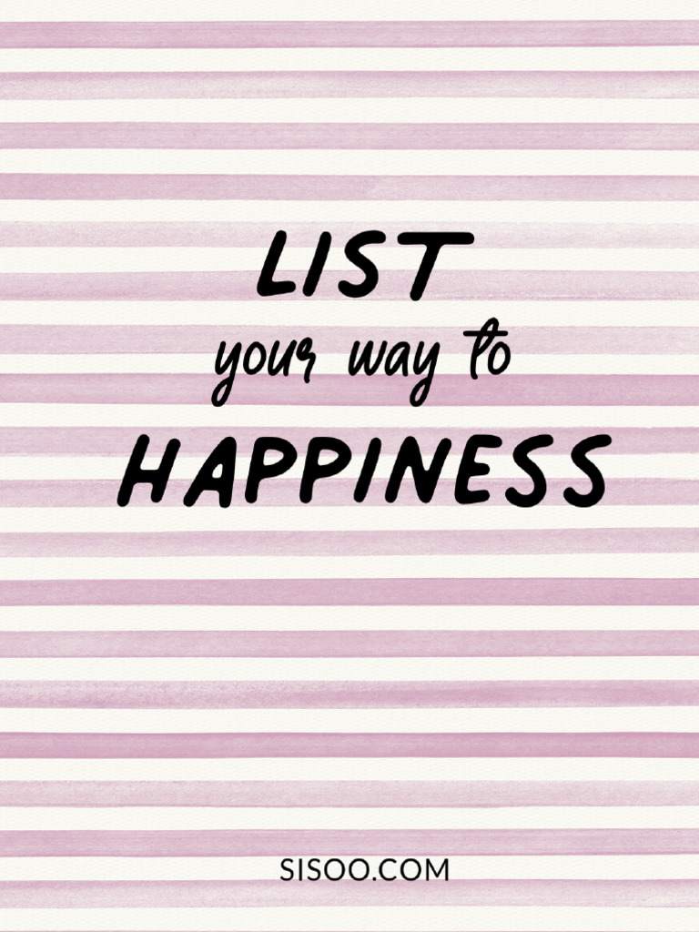 Happy List Printable-1 | PDF