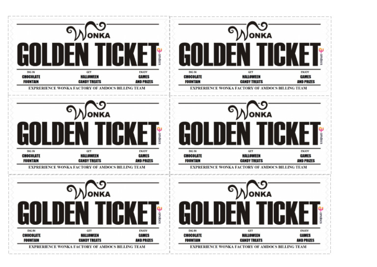 Wonka Golden Ticket | PDF