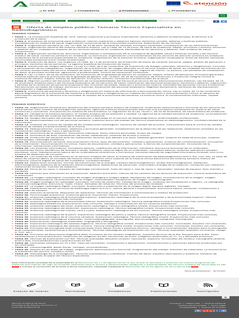 Temario TER | PDF | Ct Scan | Radiación