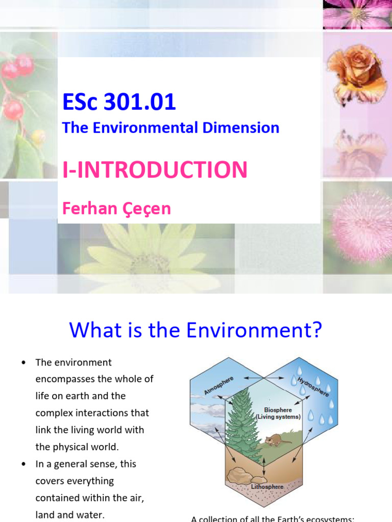 Esc 301.01-I - Introduction | PDF | Environmental Science | Natural ...
